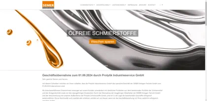 SEMER Anlagen-Technik GmbH - Directory | ChemWebNav.com